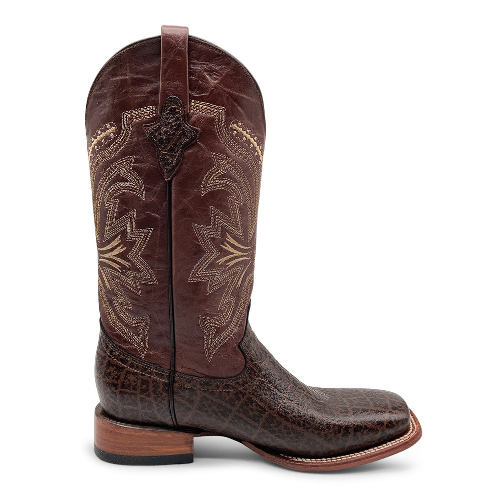 Men’s Elephant Print Western Cowboy Boots Square Toe – The Western Shops