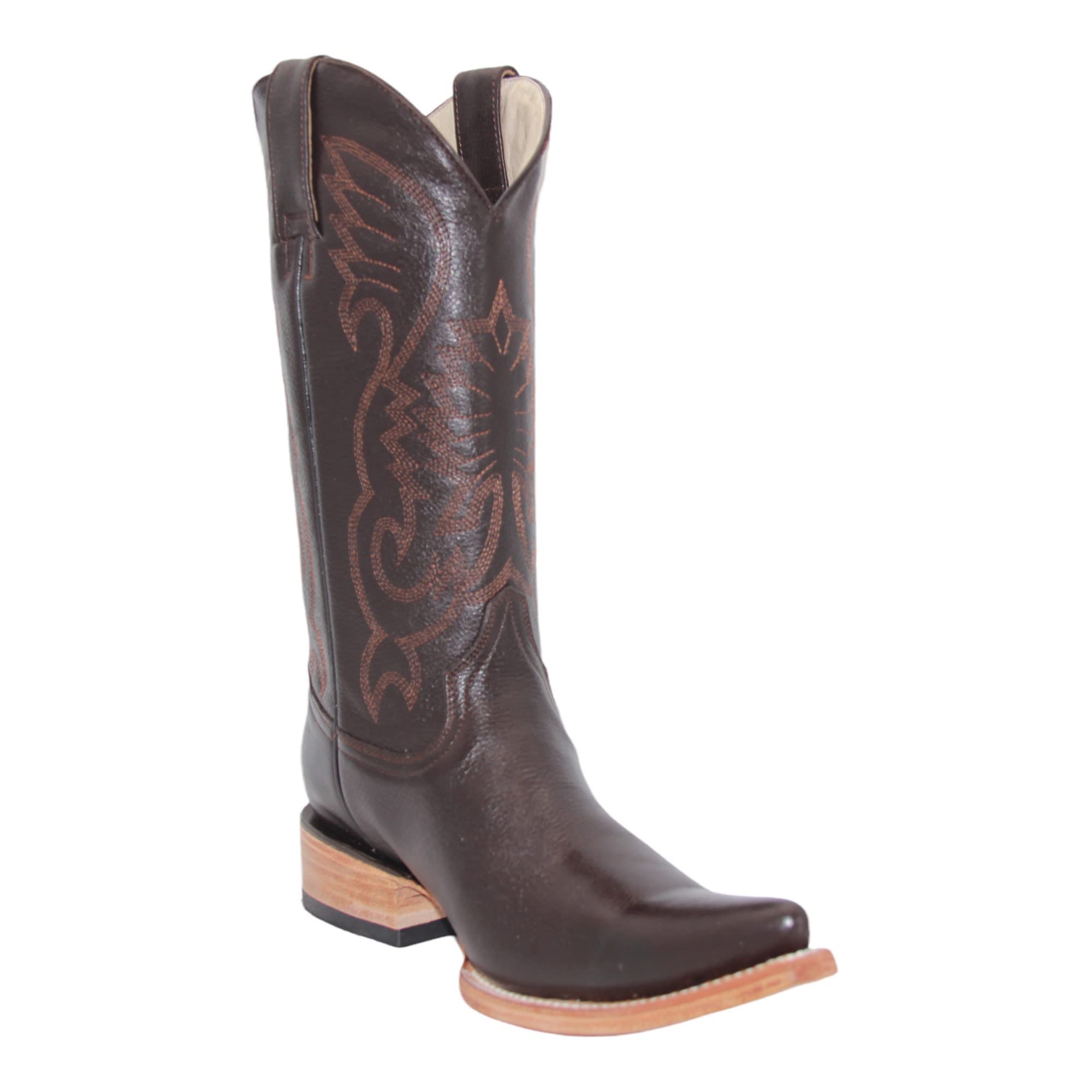 Men’s Genuine Leather Snip Toe Embroidered Boot – The Western Shops